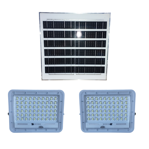 Reflector Solar LED Doble 100W JOV - Meridiol Importaciones Ventas Por ...